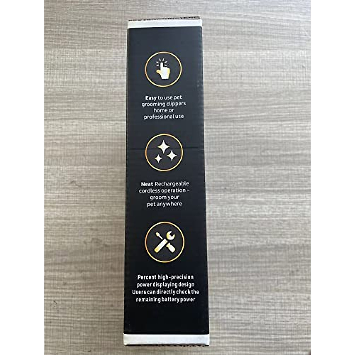 Dog Clippers Professional Heavy Duty Dog Grooming Clipper 3-Speed Low Noise High Power Rechargeable Cordless Pet Grooming Tools for Small & Large Dogs Cats Pets with Thick & Heavy Coats