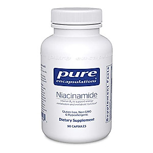 Pure Encapsulations Niacinamide | Vitamin B3 Supplement to Support Energy Metabolism, Joint Mobility, and Metabolic Function* | 90 Capsules