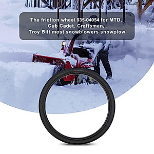 MEFONKOU Friction Wheel 935-04054 for Cub Cadet, MTD Craftman, Troy Bilt Snowblower with Snow Throwers 735-04054 935-04054A Friction Disk