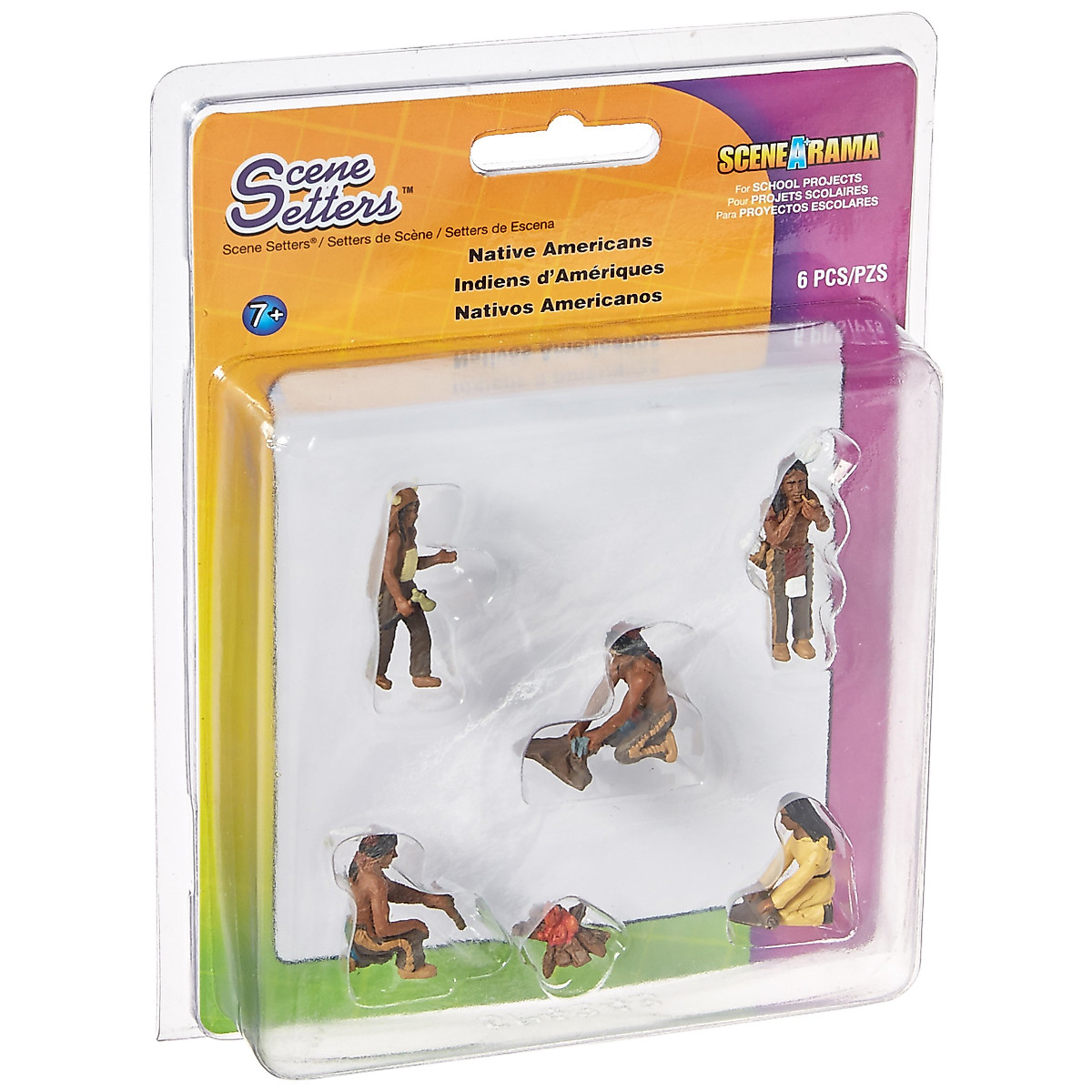 Woodland Scenics SP4343 Diorama Native American Scene Setter
