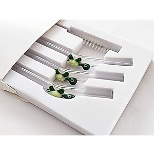 3pcs Reusable Glass Straws Green Turtle on Clear Bent Straw 8 in x 9 mm With Cleaning Brush, Perfect for Smoothies, Cocktails