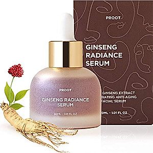 Ginseng Radiance Serum | 52.5% Ginseng Extract Skin Rejuvenating Face Serum | Formulated with Ginseng Extract, Hyaluronic Acid, WGF Complex-3 | Korean Skin Care, Vegan, Cruelty-free | 1.01 oz