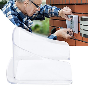 Liyeehao Waterproof Access Control Cover, Long-Term Use Safe Doorbell Rain Cover, Rain Cover, Plastic for Doorbells Villas