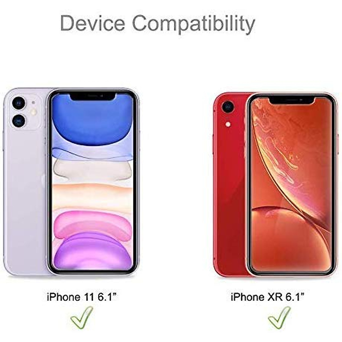 (2 Pack) Supershieldz Anti-Glare (Matte) Screen Protector Designed for iPhone 11 and iPhone XR (6.1 inch) [Tempered Glass] Anti Fingerprint, Anti Scratch, Bubble Free