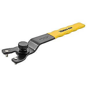 Tradespro Adjustable Angle Grinder Pin Wrench - 830250, Yellow,black