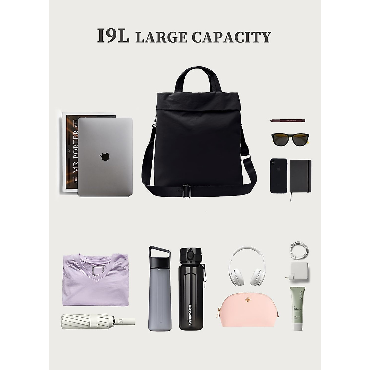 MEYFANCY Women Tote Bag Large Shoulder Bag Top Handle Handbag with Adjustable Strap for Gym, Work, Travel