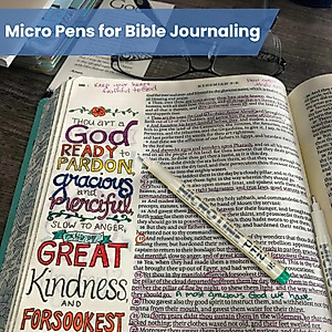 STANBLUE 12 Colored Micro Pens 05, Fineliner pens Waterproof Archival Ink Set, No Bleed Drawing Art Pens for Illustrating, Journaling, Bible Zentangle Supplies