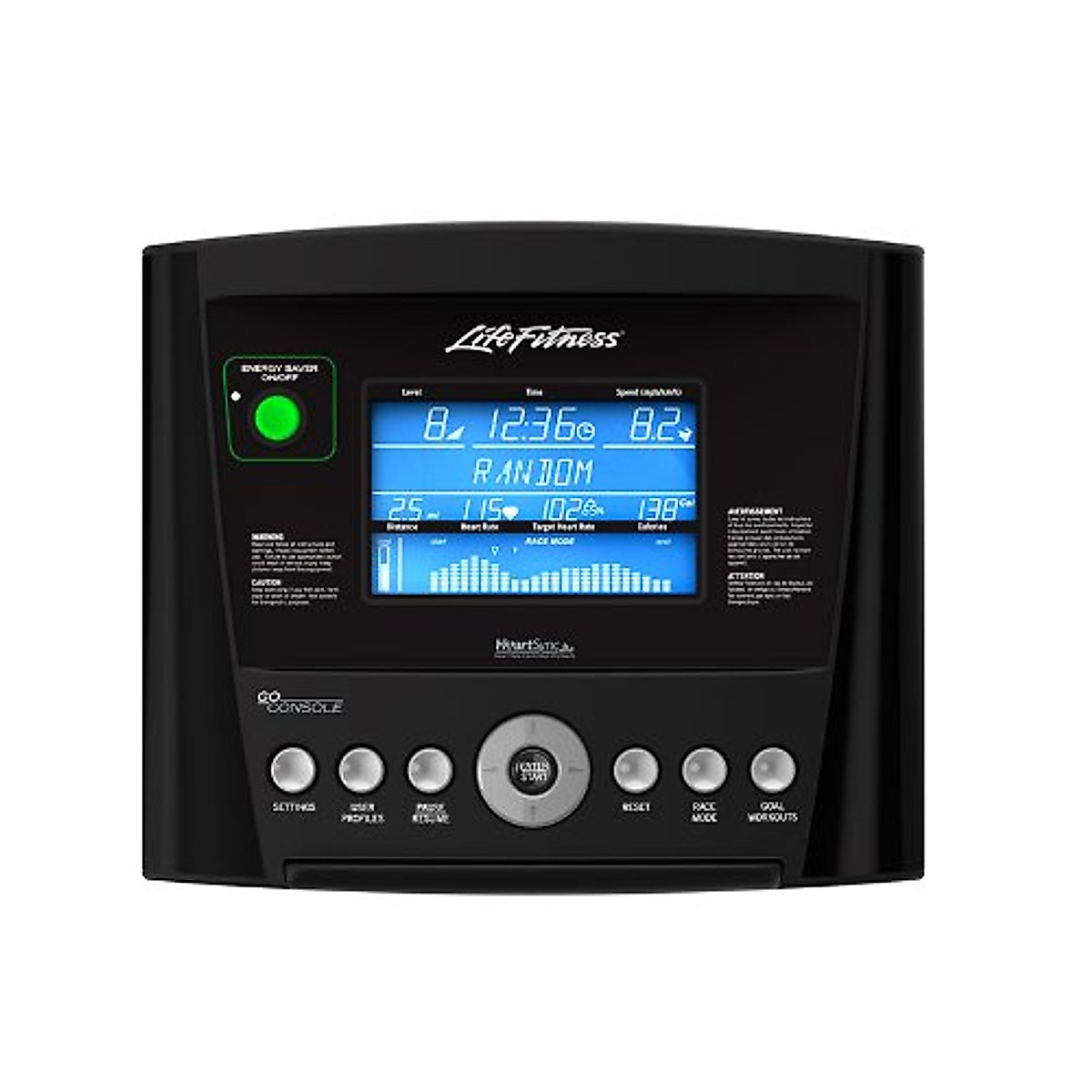 Life Fitness RS1 Recumbent Indoor Cycling Exercise Bike with Go Console