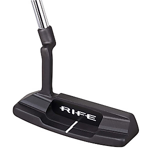 Rife Golf Roll Groove Technology Series Right Handed RG1 Blade Putter Precision Milled Face Edge Cavity and Bumpers Ensures an Ideal Weight Balance Perfect for Lining Up Your Putts (33 Inches)