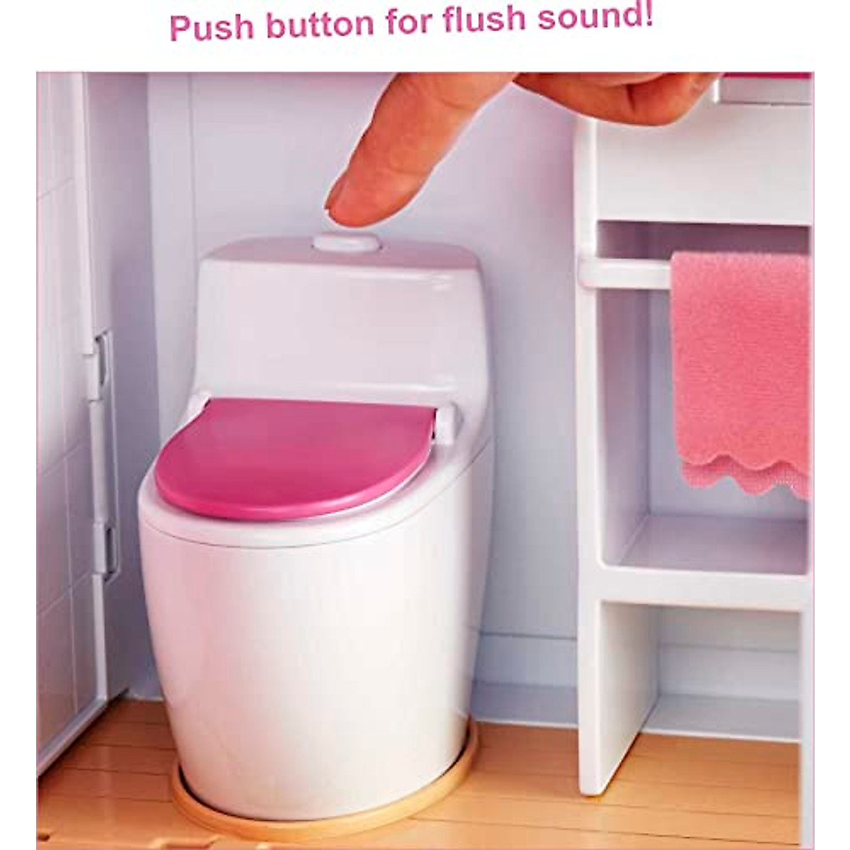 Barbie Dreamhouse, Doll House Playset with 70+ Accessories Including Transforming Furniture, Elevator, Slide, Lights & Sounds (Amazon Exclusive)