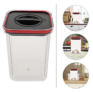 OSALADI 1pc Spiral Storage Tank Rice Storage Tank Airtight Tank containers with lids Flour kitchen storage container vacuum seal containers storage container with lid pp food rack dry food