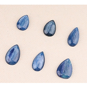 GAVU Crystal Teardrop Pendant Kyanite Blue Stone Necklace