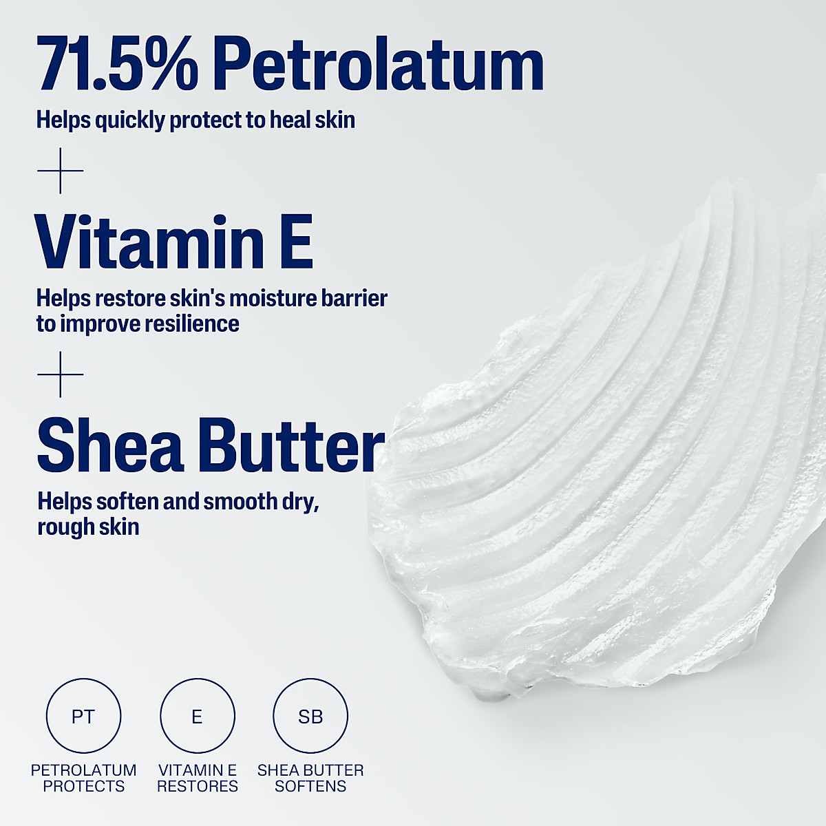 CETAPHIL Healing Ointment, 3 oz, For Dry, Chapped, Irritated Skin, Heals and Protects, Soothes Cracked Hands and Chapped Lips, Hypoallergenic, Fragrance Free