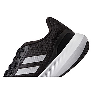 adidas Women's Run Falcon 3.0 Shoe, Black/White/Black, 8