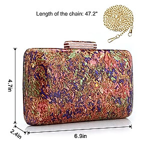 Rkrouco Women’s Evening Clutch Acrylic Clutch Purses for Wedding Prom Dress Bag-Yellow