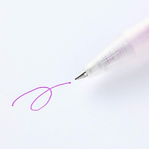 Muji Pen Retractable Gel Ink Bollpoint Pens 0.5mm, 8-colors Pack (Japanese color)