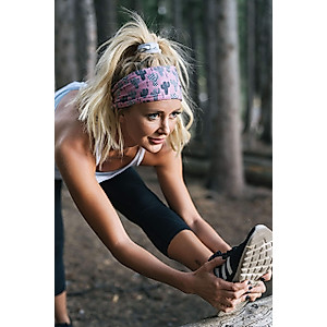 Maven Thread Women's No-Slip Sweat-Wicking Headband for Exercise and Yoga, 4-Pack (Tribe)