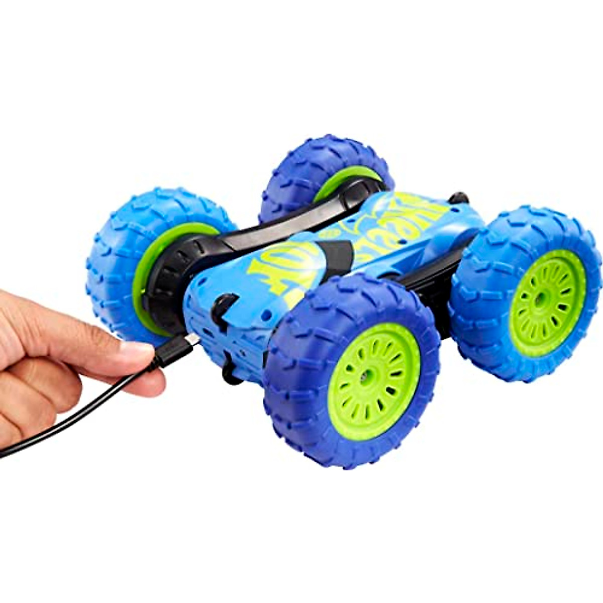 How Wheels RC Twist Shifter, 1:24 Scale Remote-Control Vehicle with Working Headlights & Rechargeable Remote (Amazon Exclusive)