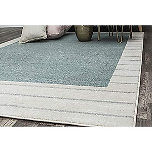 Rugs America Series S Jade Contemporary Geometric Rug Jade MN40A 8'0"X10'0" Area Rug