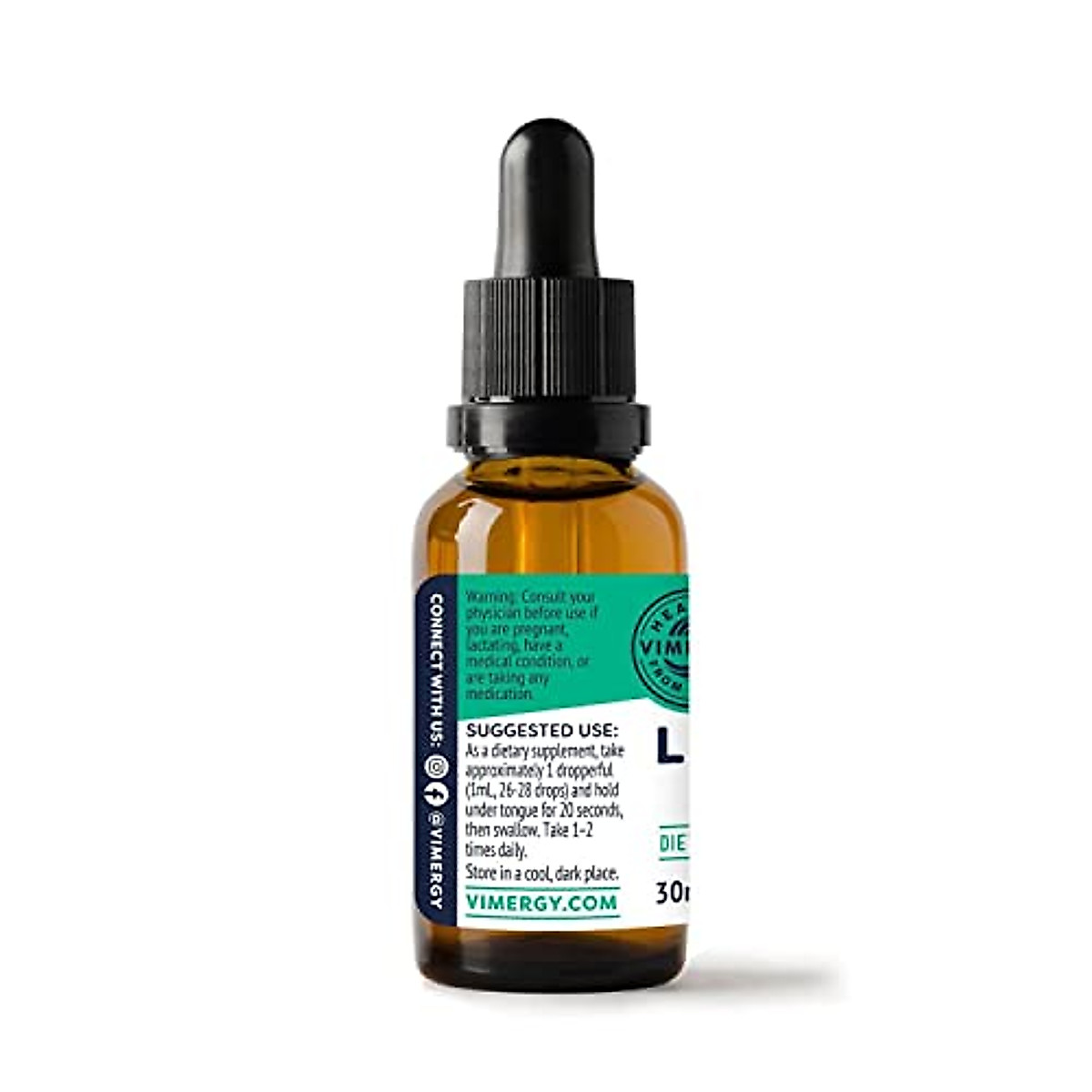 Vimergy USDA Organic B12, 30 Servings – Alcohol Free B-12 Liquid Vitamin - Supports Brain Energy, Nervous System, Cognition, Memory - No Gluten, Non-GMO, Vegan & Paleo - Naturally Sweet Flavor (30 ml)