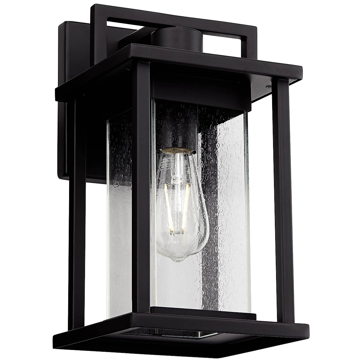 John Timberland Wickham Modern Outdoor Wall Light Fixture Painted Dark Bronze 13" Spotted Clear Glass for Exterior Barn Deck House Porch Yard Patio Outside Garage Front Door Garden Home Roof