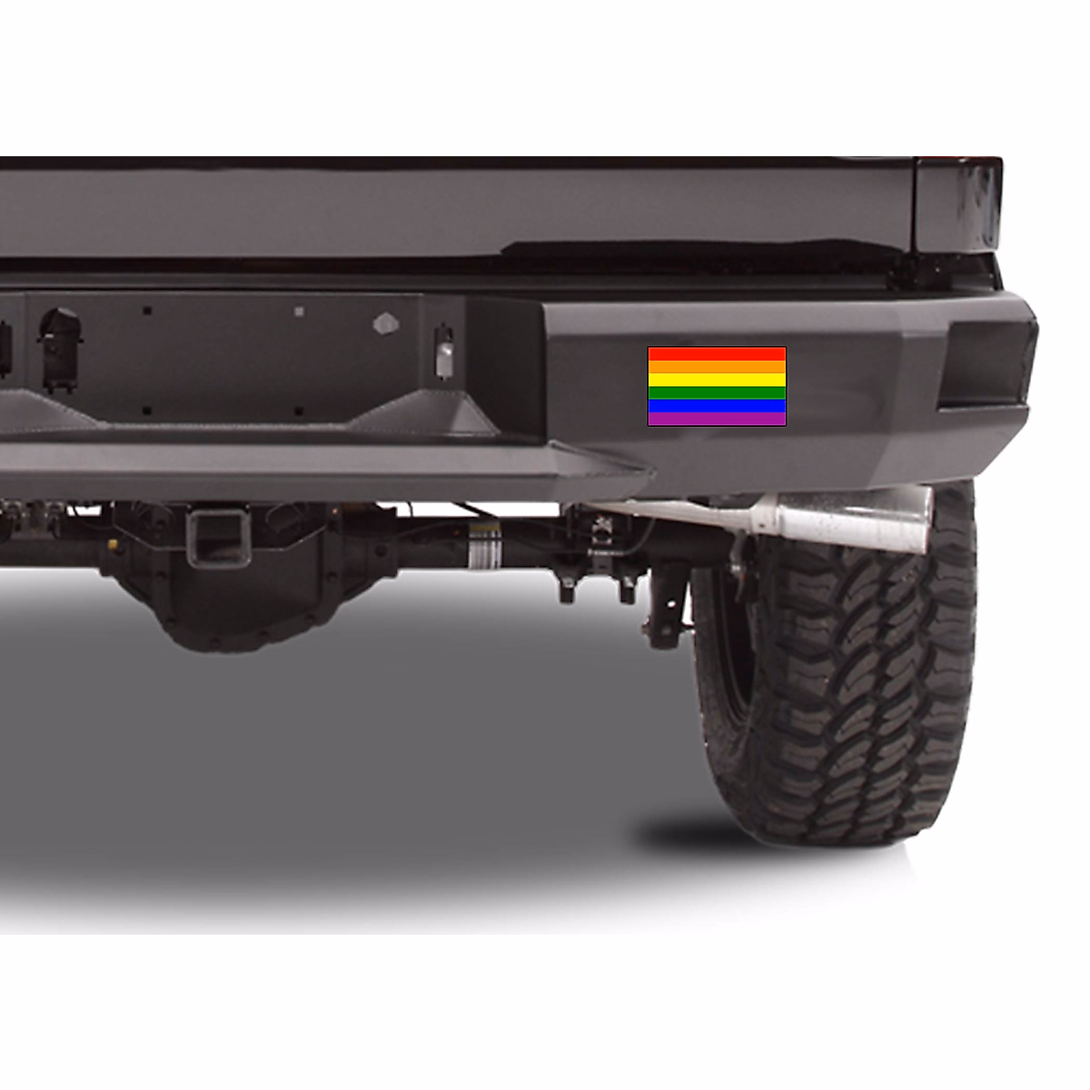 Rogue River Tactical LGBT Rainbow Flag Sticker Car Decal Bumper Sticker Gay Pride Lesbian Bisexual Transgender Support (5x3)