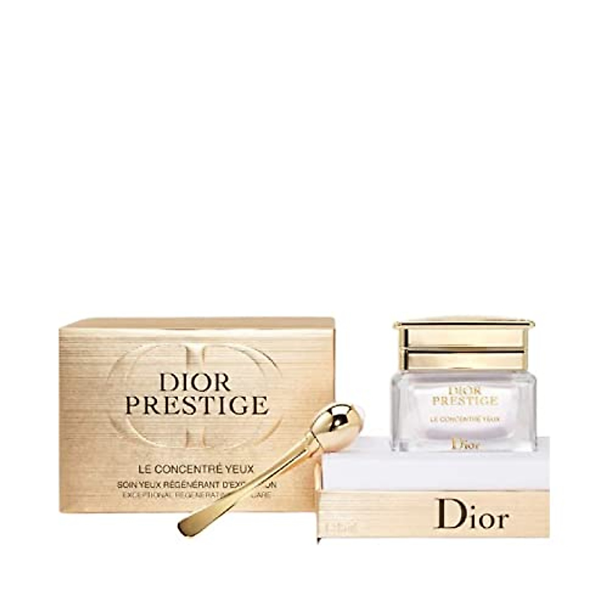 Dior Prestige Le Concentre Yeux Exceptional Sculpting And Regenerating Eye Cream, 0.5 Ounce