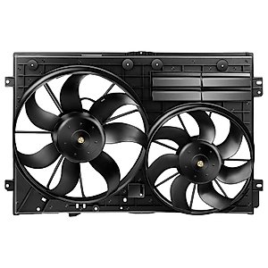 SCITOO Radiator Condenser Cooling Fan Compatible for Quattro/TT for Passat/Passat CC/Golf/Beetle
