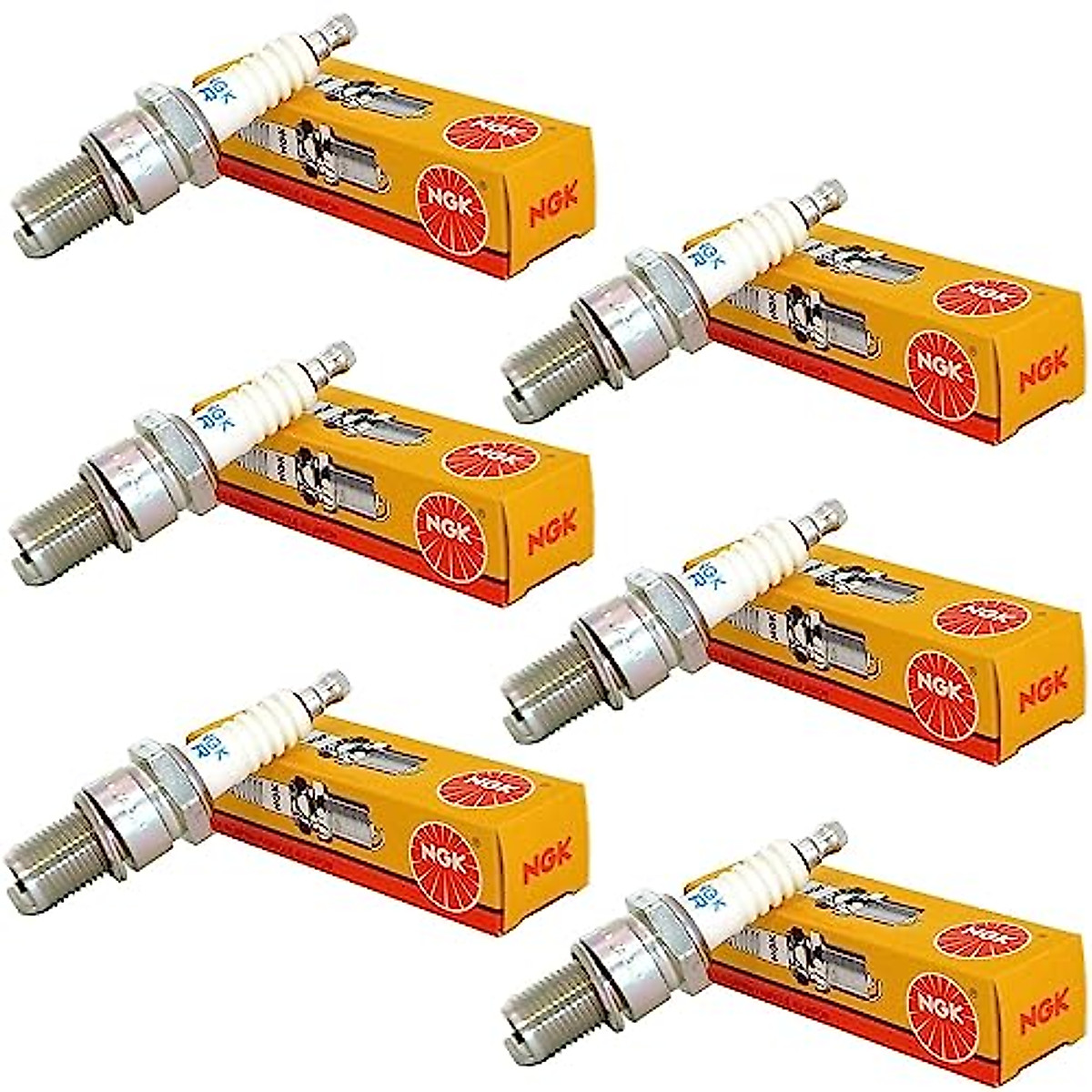 NGK (6578) BPR4ES SOLID Standard Spark Plug, Pack of 6