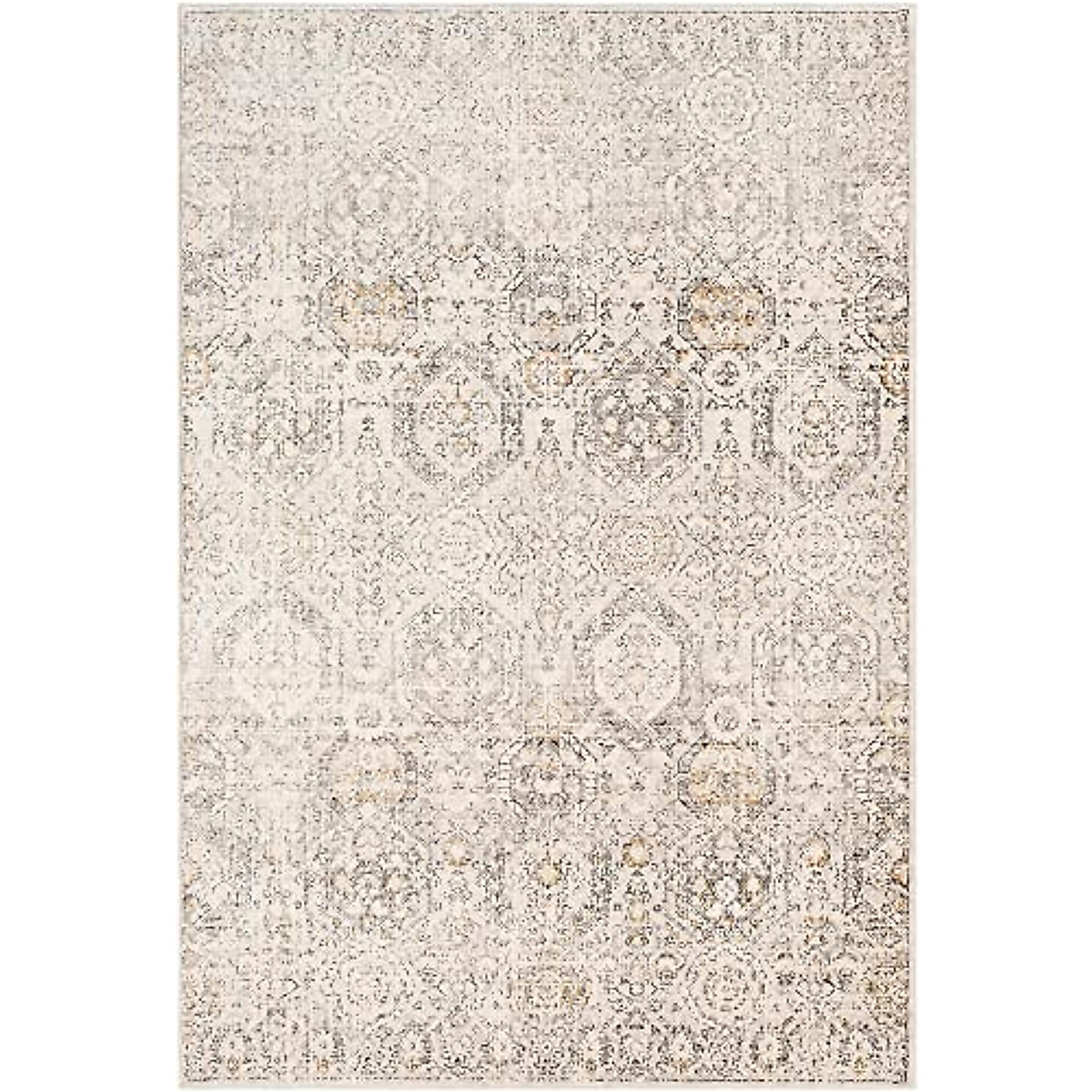 Mark&Day Area Rugs, 2x3 Geelbroek Traditional Tan/Ivory Area Rug, Beige Grey Black Carpet for Living Room, Bedroom or Kitchen (2' x 2'11")