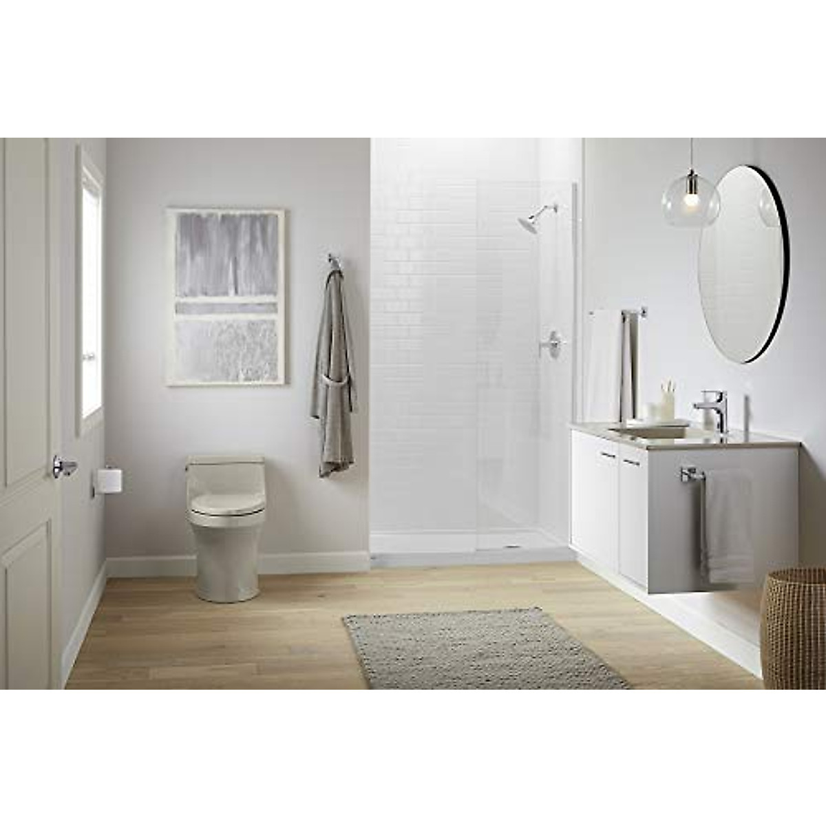 Kohler K-23290-CP Square Robe Hooks, Polished Chrome