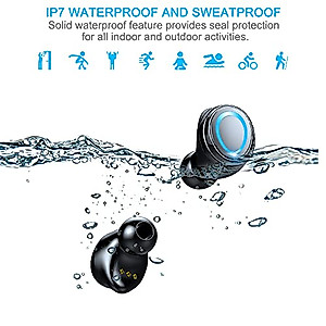 Motast Wireless Earbud, Bluetooth 5.1 Earbud 140H Playtime Bluetooth Headphones HiFi Stereo Noise Cancelling Wireless Earphones in Ear with Mic, USB-C Charging Case, IP7 Waterproof Headset for Sport