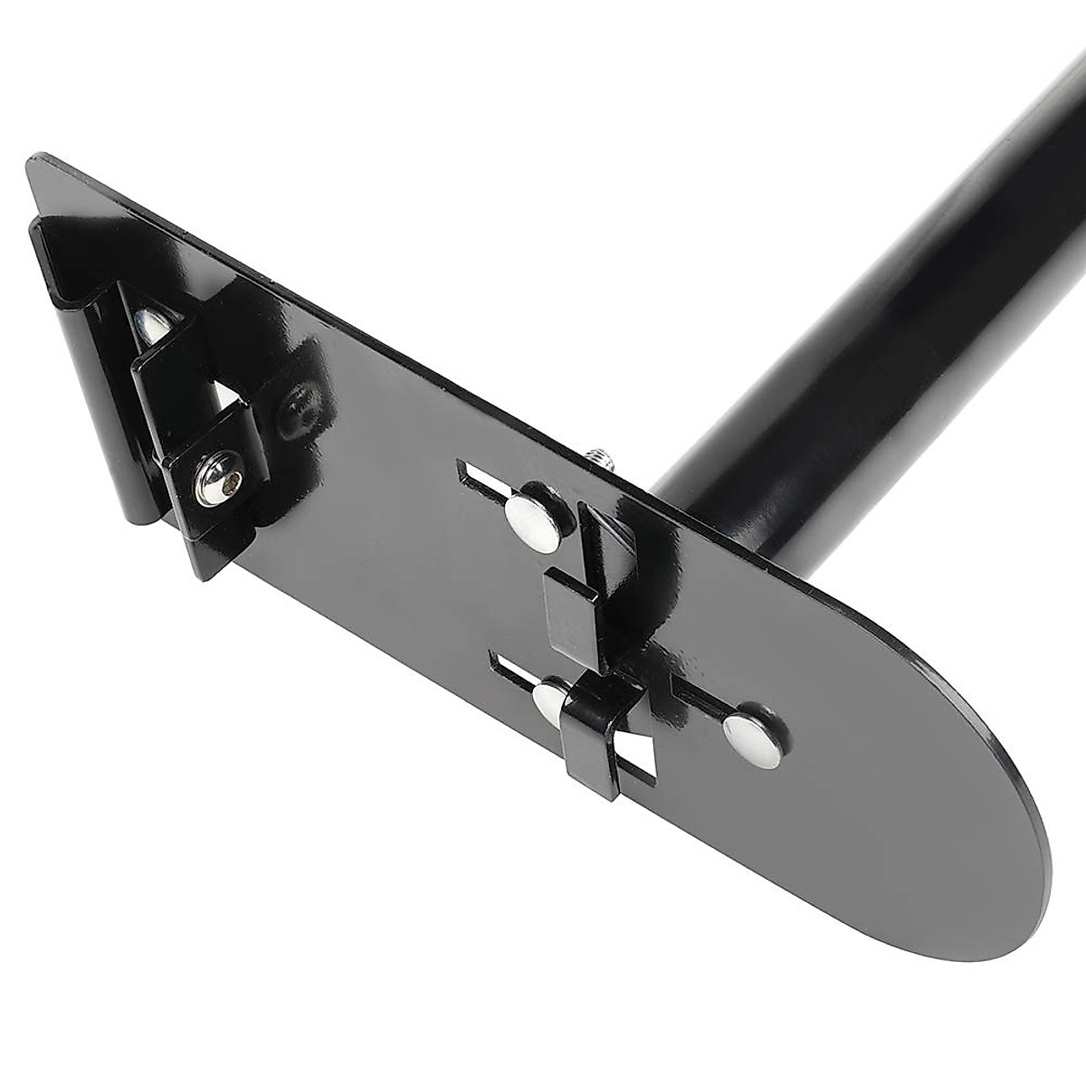 ECCPP Adjustable Van Ladder Rack Hightop 3 Bars Roof Rack fit for Chevy Express 2500 for GMC Savana with Rain Gutters Heavy-Duty Steel Pickup Truck Ladder Rack 700Lb Lumber Utility