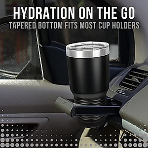 Personalized Football Coach Tumbler Cup With Coach Name - Customized Football Coach Gift - Custom Football Coach Travel Mug - Black