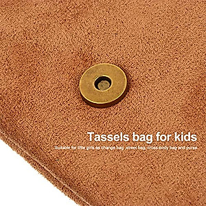 Amosfun hobo Bag Crossbody 1pc Creative Kids Tassels Bag Single Shoulder Bag Cross-Body Bag Coin Purse