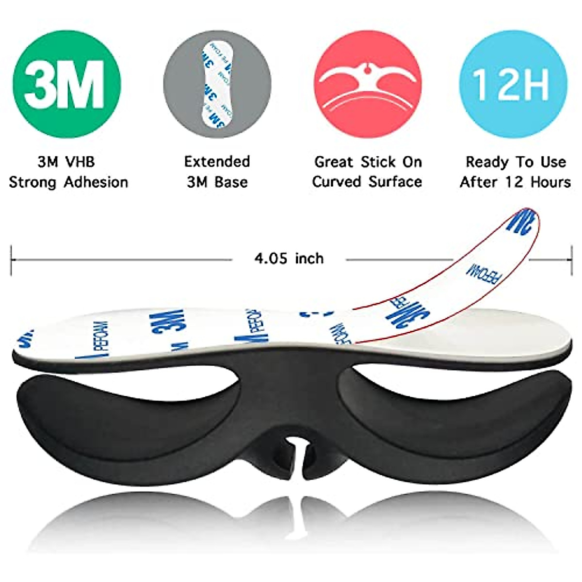 Appliance Cord Organizer Stick On, 3 PCS Black Kitchen Cord Wrapper Winder Keeper Holder, AFunCrafter New Upgraded Cable wrap for Mixer, Coffee Maker, Air Fryer, Pressure Cooker