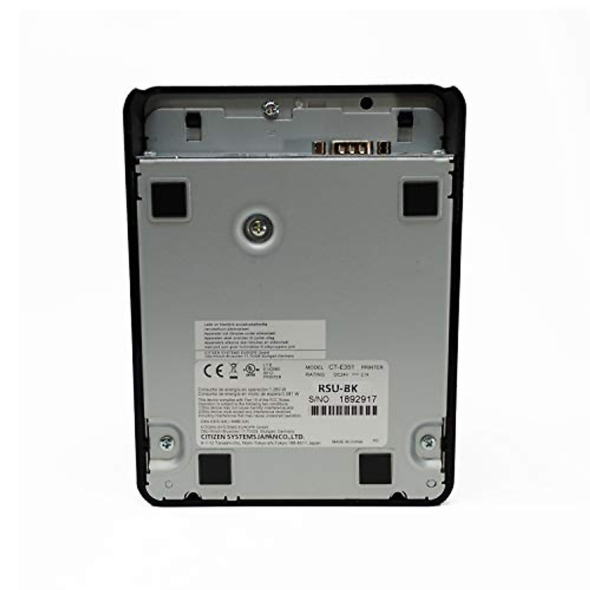 Citizen Thermal Receipt Printer - Black USB and Serial Interface with Auto-Cutter, Prints 250 mm/s