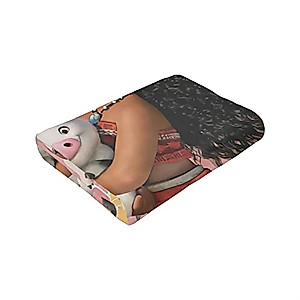 Moana Blanket Super Soft Flannel Lightweight Plush Cozy Sofa Throws Blankets 50"x40"