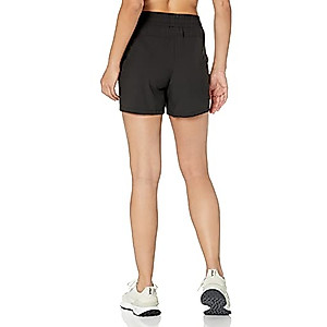 Amazon Essentials Women's Studio Woven Stretch Short, Black, X-Large