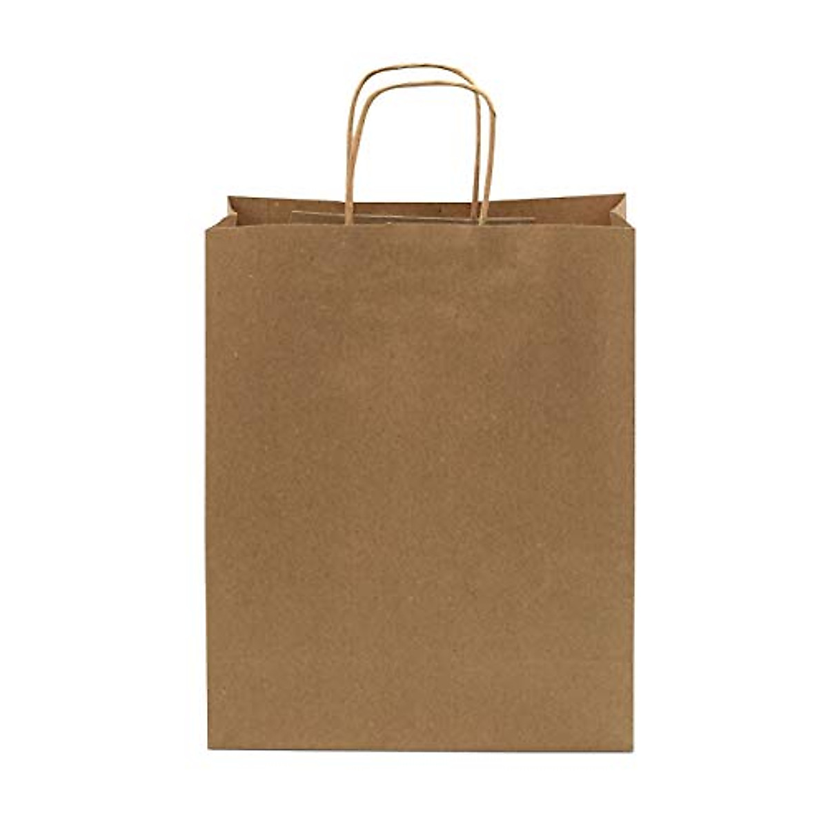 Brown Paper Bags with Handles - 10x5x13 50 Pack Medium Kraft Brown Bags with Handles for Gift Wrap, Wedding Favor Bags & Party Goodie Bags, Small Business, Retail, Boutique & Shopping Use, in Bulk