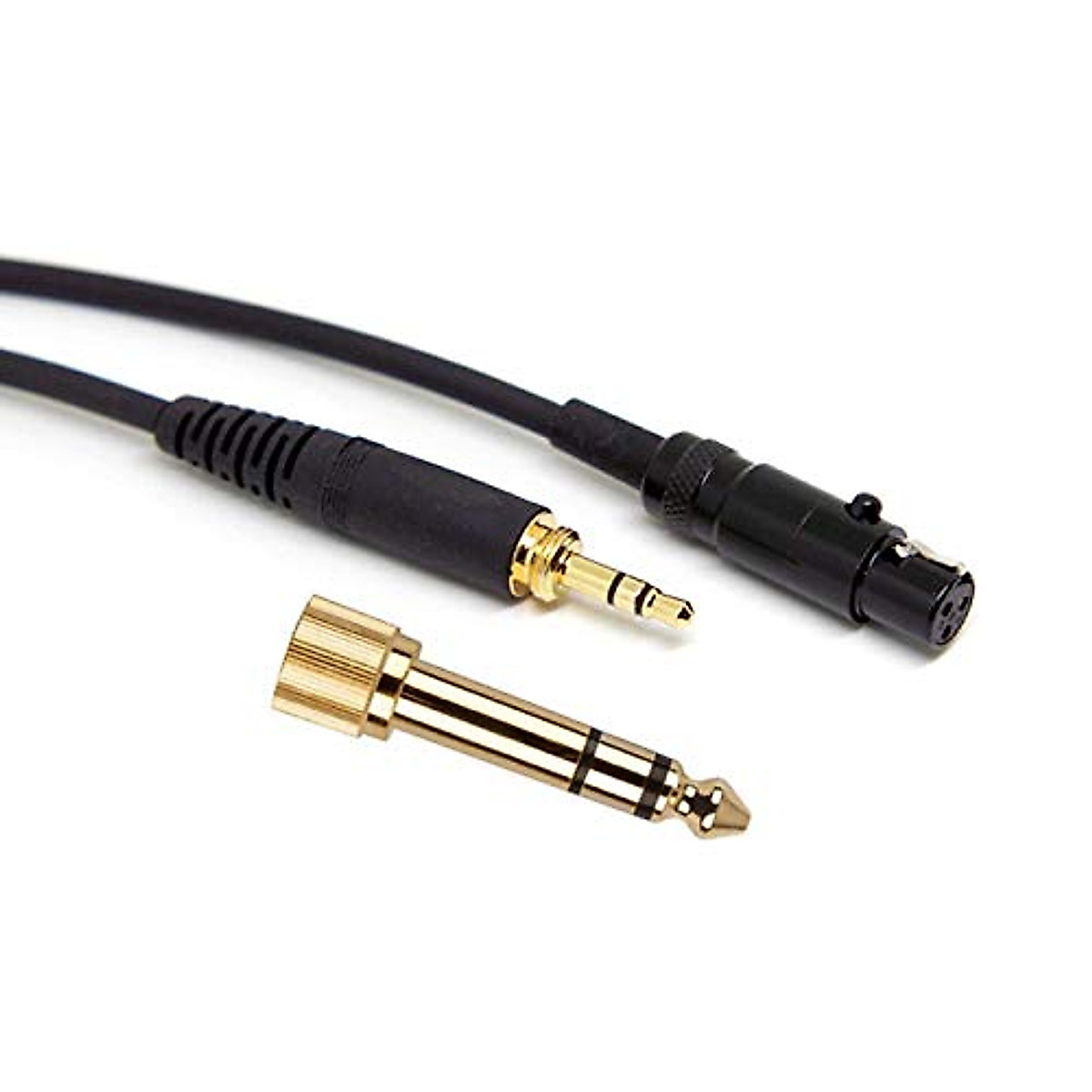 Q701 Cable, Replacement Audio Cable AUX Wire Cord Compatible with AKG K240 Q701 K701 K702 K271 K271s K712 K272 K240s K141 K171 K181 K267 Pioneer HDJ-2000 Headphones (Black)