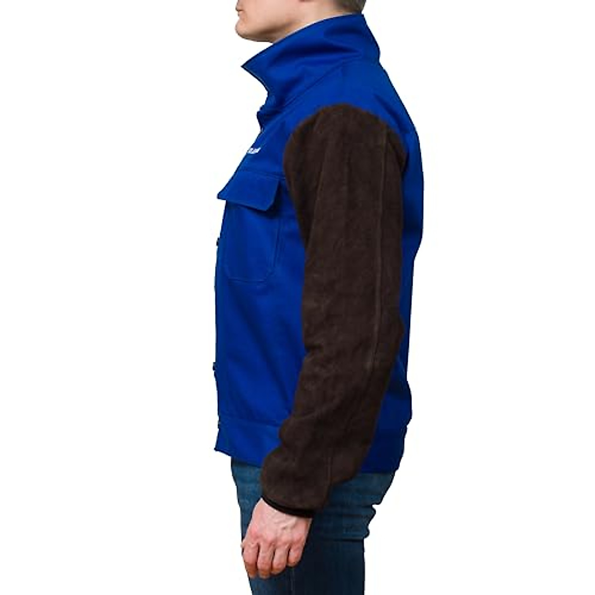 Waylander DVALIN Hybrid FR Leather Welding Jacket Flame Retardant Cotton Leather