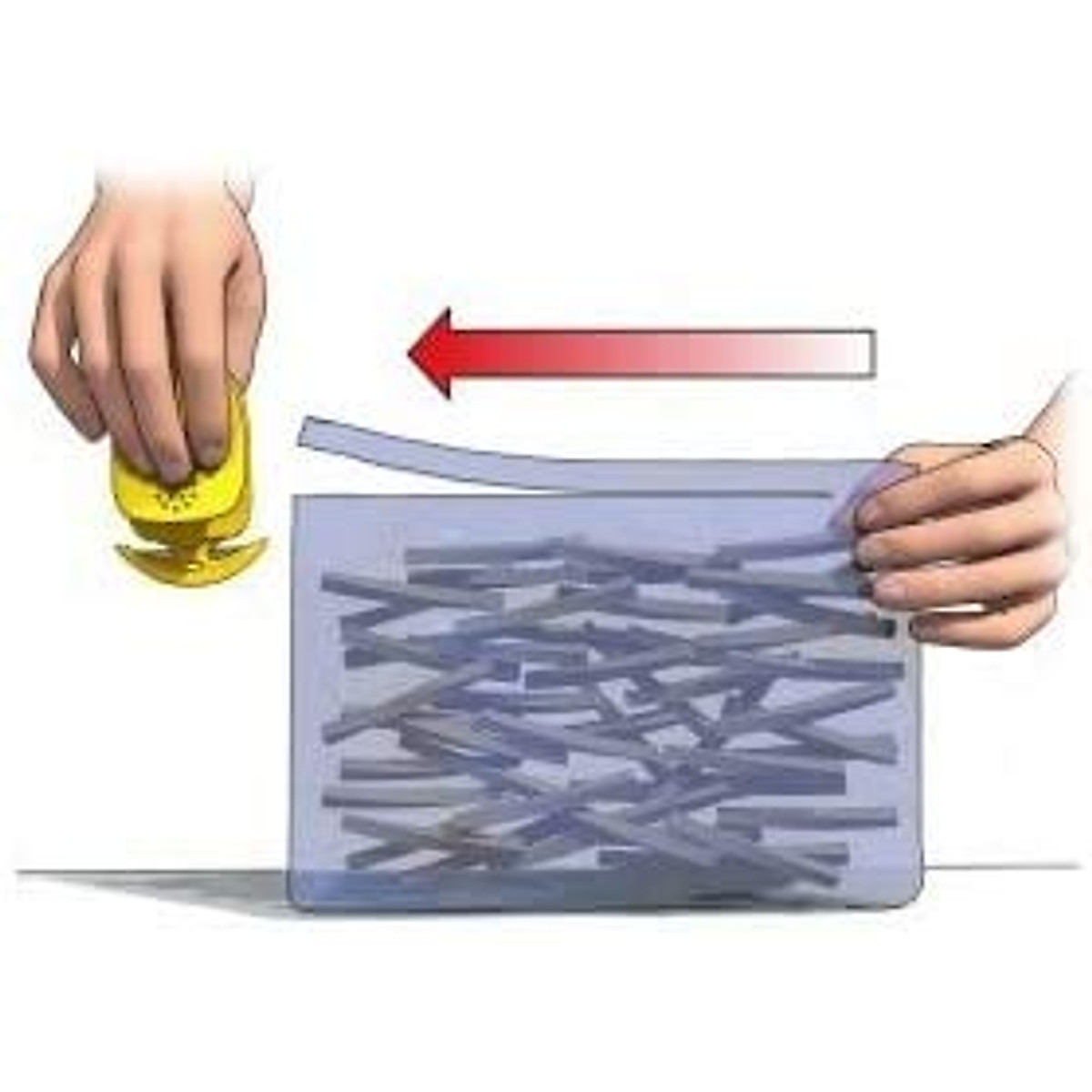 CrewSafe Two in One Bag Opener and Cutter Pro 6 pack Bag Opener, Multi- Use Tool