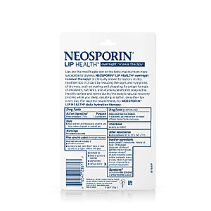 Neosporin Lip Health Overnight Healthy Lips Renewal Therapy Petrolatum Lip Protectant 0.27 oz