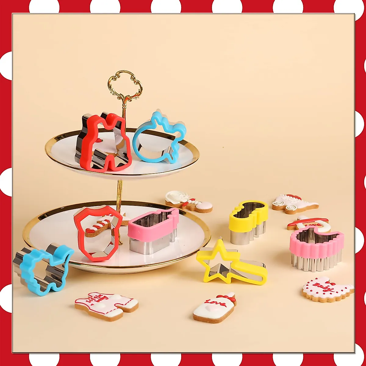 ETERSION Baby Shower Cookie Cutters 8 Pieces Baby Cookie Cutters