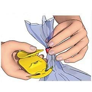 CrewSafe Two in One Bag Opener and Cutter Pro 6 pack Bag Opener, Multi- Use Tool