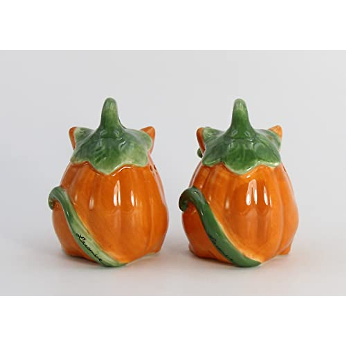 Fine Ceramic Whisker Cat Salt & Pepper Shakers Set by Amy Lacombe, 2-7/8" H