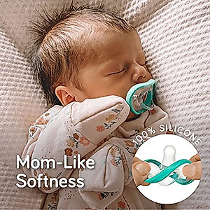 Nanobebe Baby Bottle Complete Starter Set, for Breast Milk and Formula, Anti Colic, Baby Shower Registry Gift, for Newborn, Infant and Baby - Teal