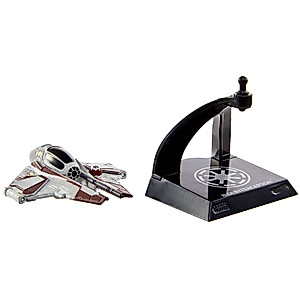 Hot Wheels Star Wars Starships Select Premium Diecast OBI-Wan Kenobi's Jedi Interceptor