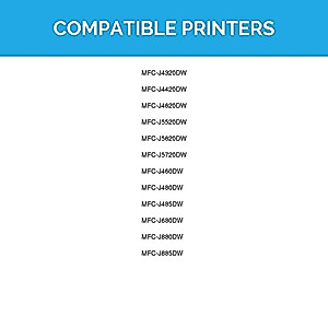LD Compatible Ink Cartridge Replacement for Brother LC203 High Yield (3 Black, 2 Cyan, 2 Magenta, 2 Yellow, 9-Pack)